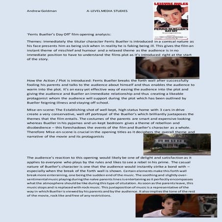 Ferris bueller | DOCX