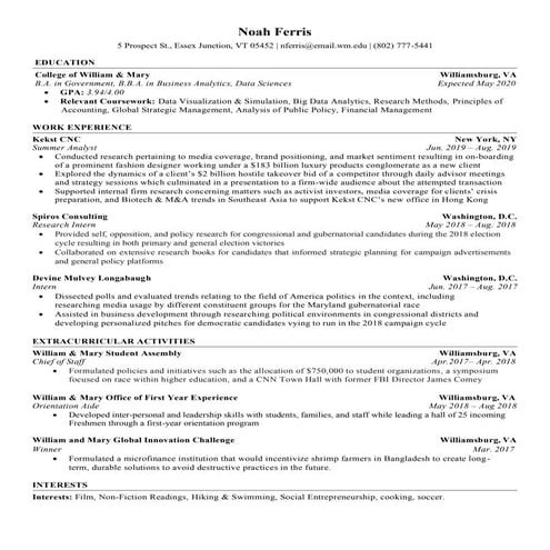 Resume | PDF