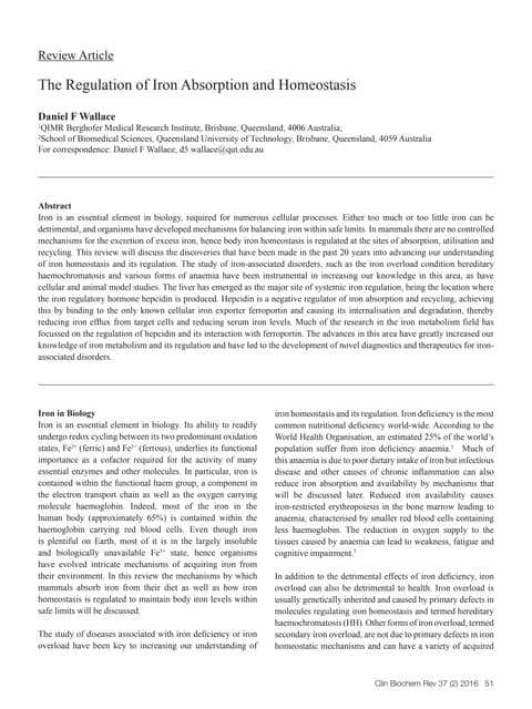 Iron metabolism | PPT