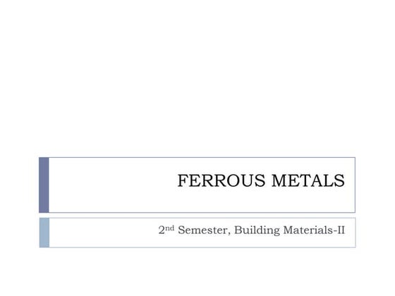 Metal | PPT