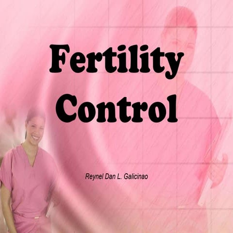 Fertility control | PPTX