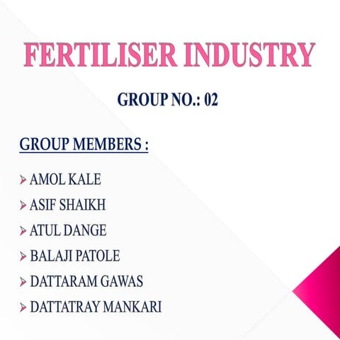 Deepak Fertilizers and Petrochemicals | PPTX