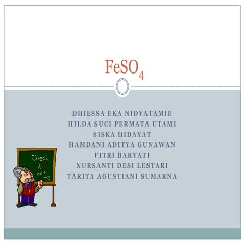 FeSO4 | PPTX