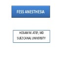 Fess anesthesia | PPTX