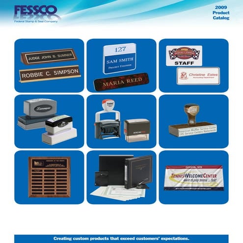 Federal Stamp & Seal (fessco) Catalog 2009 | PDF
