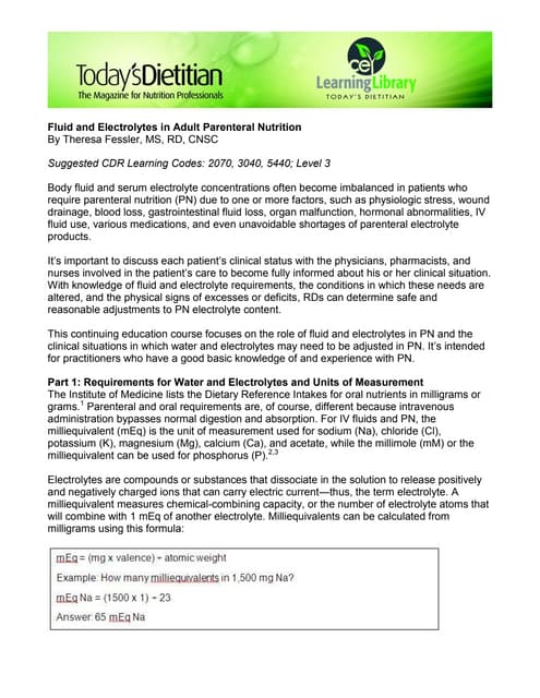 Fluid-Balance-Monitoring-Poster.pdf | Blood Disorders | Diseases and ...