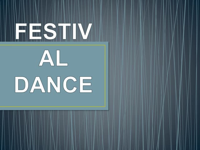 LESSON 4 - FESTIVAL DANCES in the different Regions in the Philippines ...