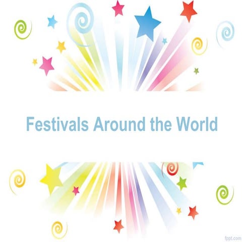 Flashcards Festivals Around the World flashcards | PPT