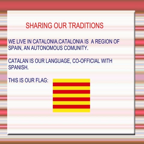 Catalan traditions and costumes | PPT
