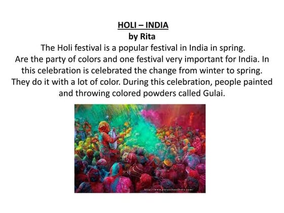 Famous festivals of the world | PPT