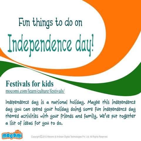 Fun Things to do on Independence day! – Festival – Mocomi.com