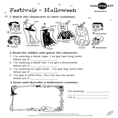 Halloween Power Point for ESL Students | PPSX