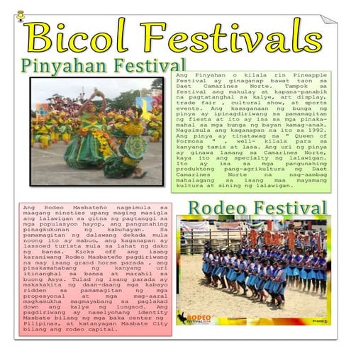 Mga festivals ng pilipinas | DOCX