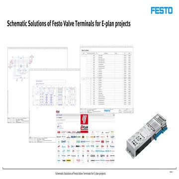 FESTO - Schematic Solutions of Festo Valve Terminals for E-plan ...