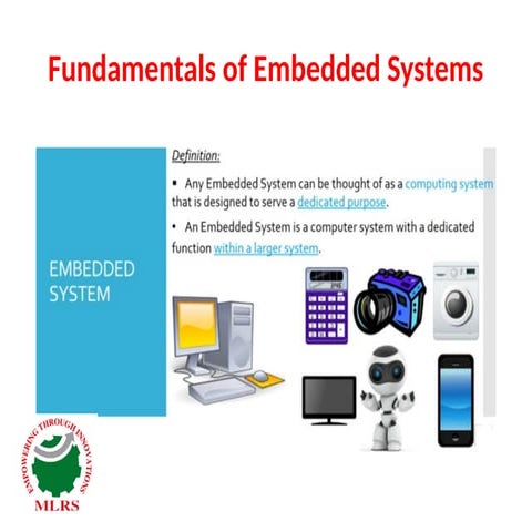 FUNDAMENTALS OF EMBEDDED SYSTEMSFES UNIT-1_PPT.pptx