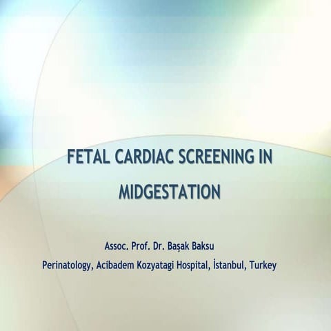Labelled fetal heart ultrasound | PPTX