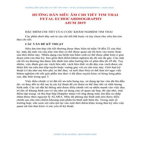Fetal echocardiography aium 2019 | PDF