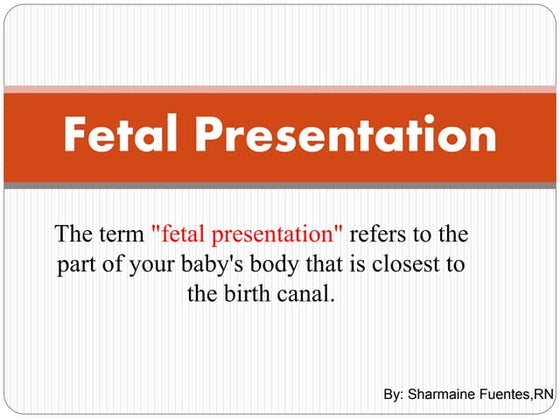 Fetal position | PPT