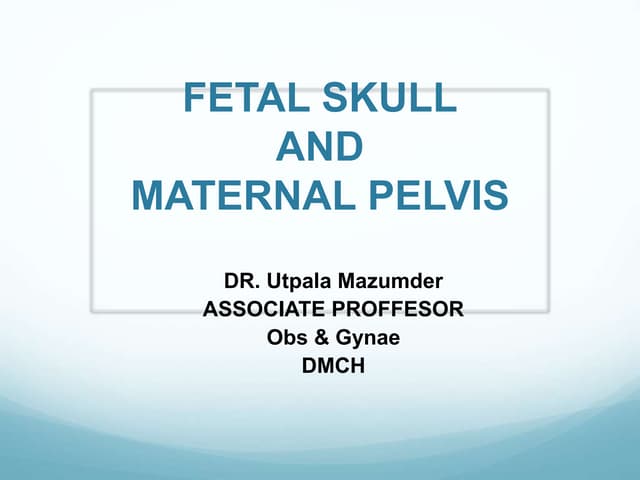 Classification of pelvis | PPTX