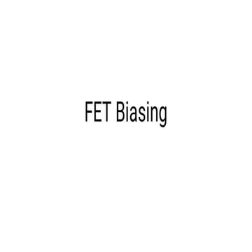 FET biasing.pdf