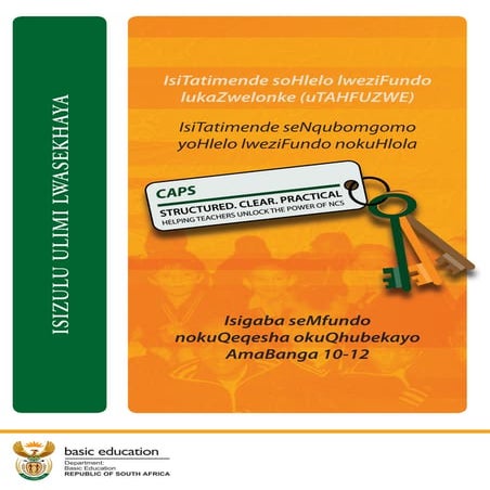 FET Phase IsiZulu Language Caps Doc. | PDF