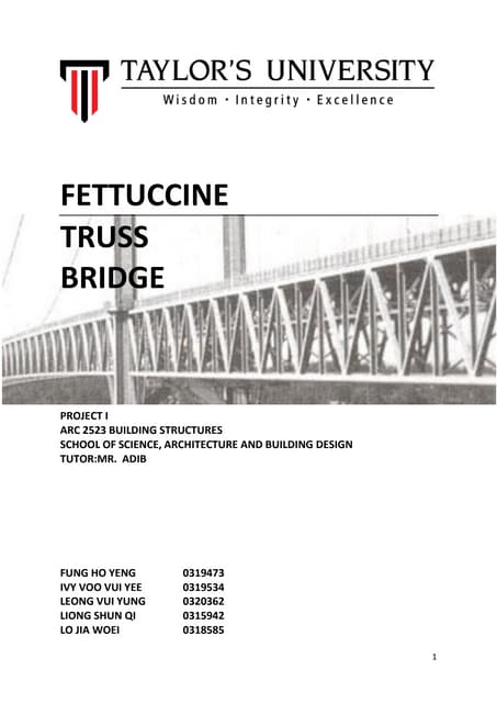 Final Report (Balsa Wood Bridge Design) | PDF