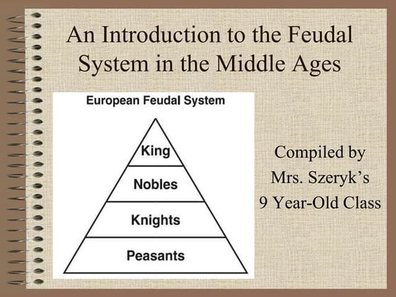 Middle Ages Feudalism Pyramid The Feudal System In Medieval Europe