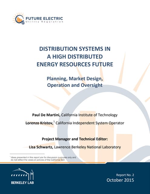 Two Visions of a Transactive Electric System | PDF