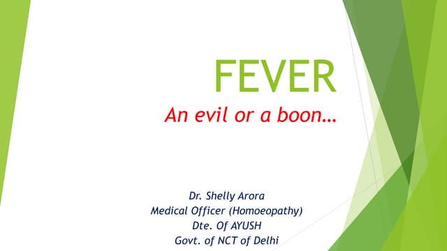 Fever | PPT