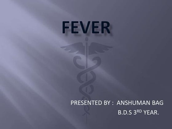 Health education on fever management x | PPT