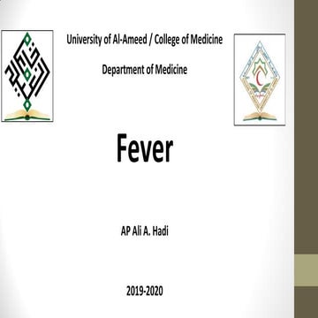 Fever Pdf