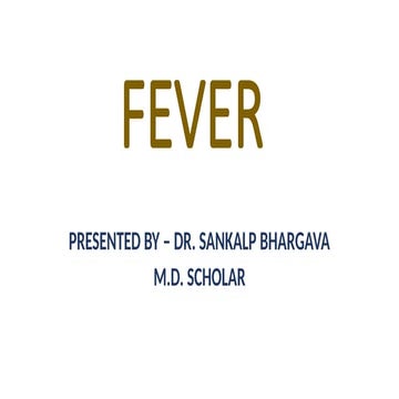 Comprehensive Overview of Fever and Infectious Diseases: Causes ...