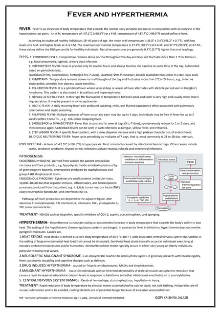 Health education on fever management x | PPTX