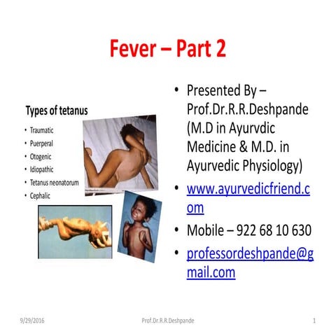Fever –part 2 | PDF