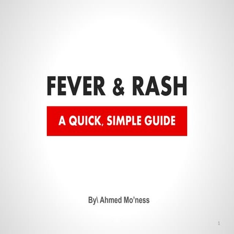 Fever and Rash | PPTX