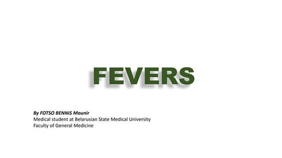 Fever | PPT