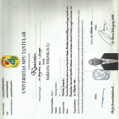 Certificate UMT | PDF