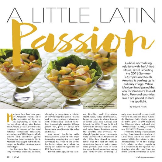 International cuisines - latin america | PDF