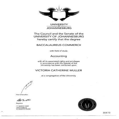 B.Com certificate | PDF