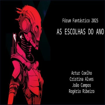 FF 2025 - Leituras do Ano apresentadas durante o Fórum Fantástico de ...