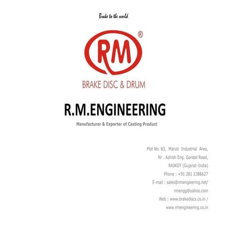 1. R M ENGINEERING - PROFILE | PDF