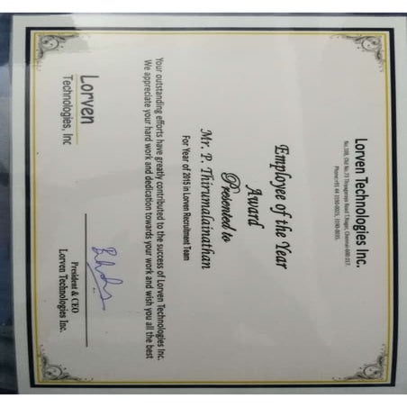 Best Employer Certificate | PDF