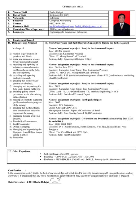 CV. Magira Pasaribu October-2015 | PDF