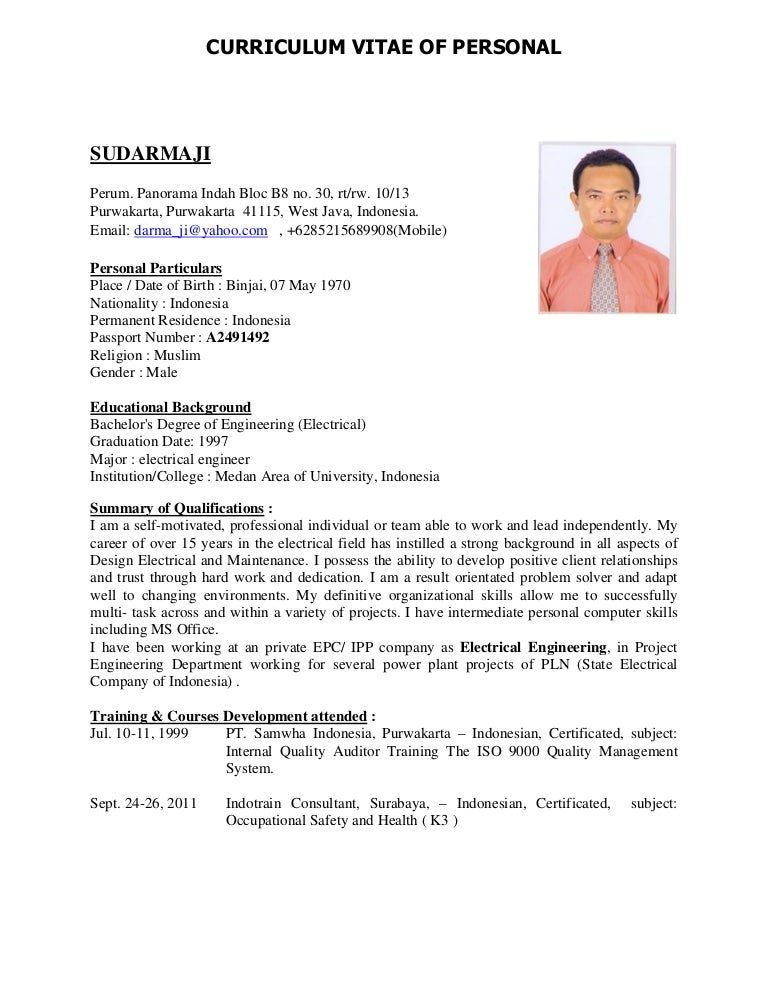 CV Sudarmaji