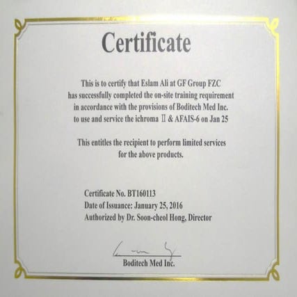 BODITECH Certificate | PPT
