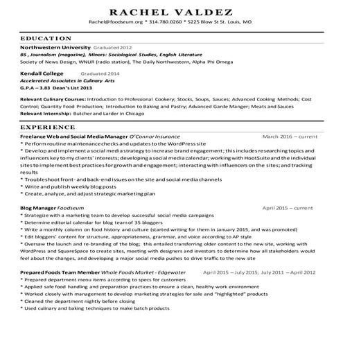 Spring 2015 Resume Amanda Nichols | DOC