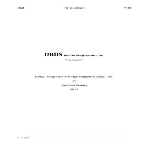 Airline Database Design | PDF