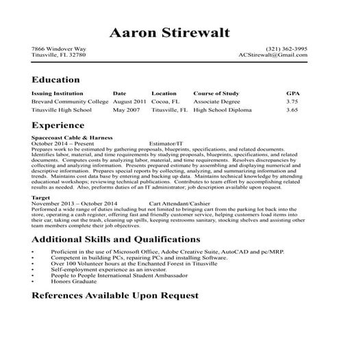 RESUME V3 | PDF