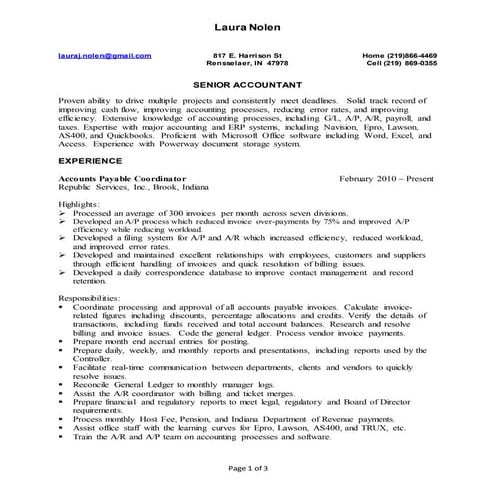 Jennifer pascuzzi resume 2016 | DOC