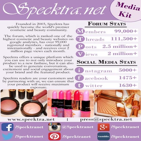 Specktra Media Kit | PDF